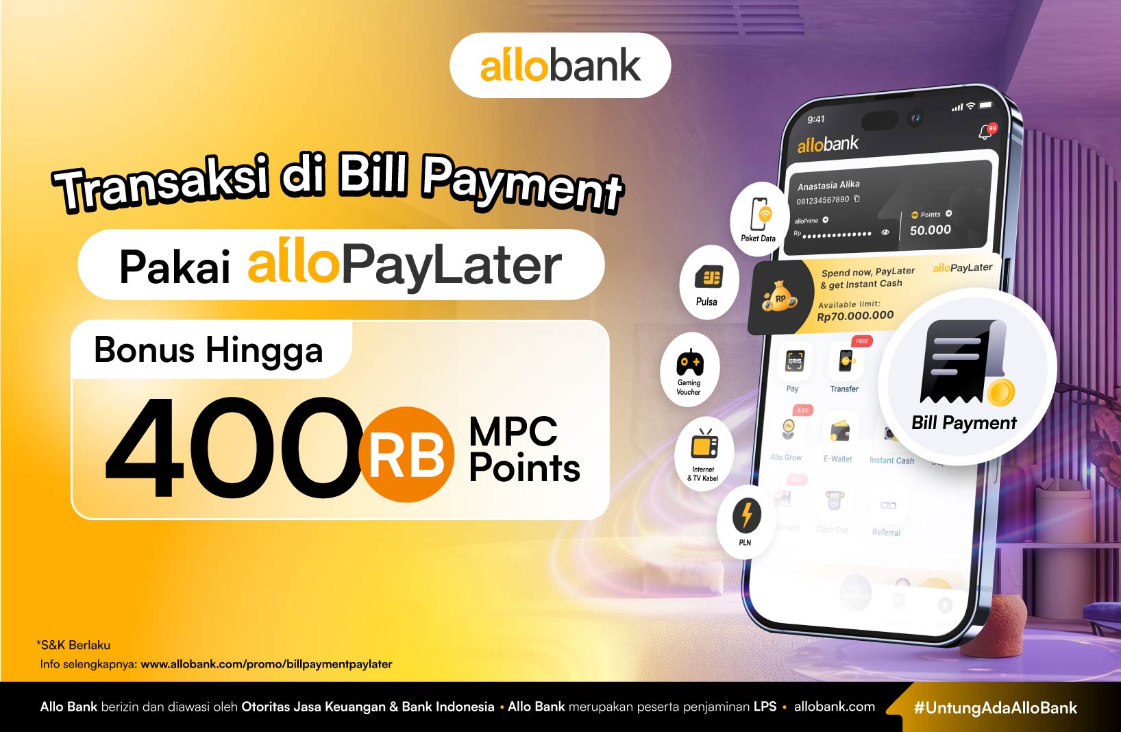 Allobank | All for One, One for All